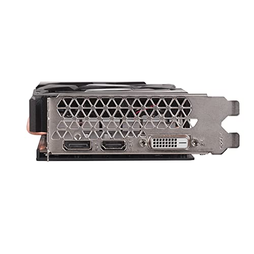 maxsun Geforce GTX 1650 4GB Video Gaming GPU Graphics Card for Gaming PC GDDR6 128-Bit Dual Fan HDMI/DP/DVI HDCP DirectX 12 Metal Backplate