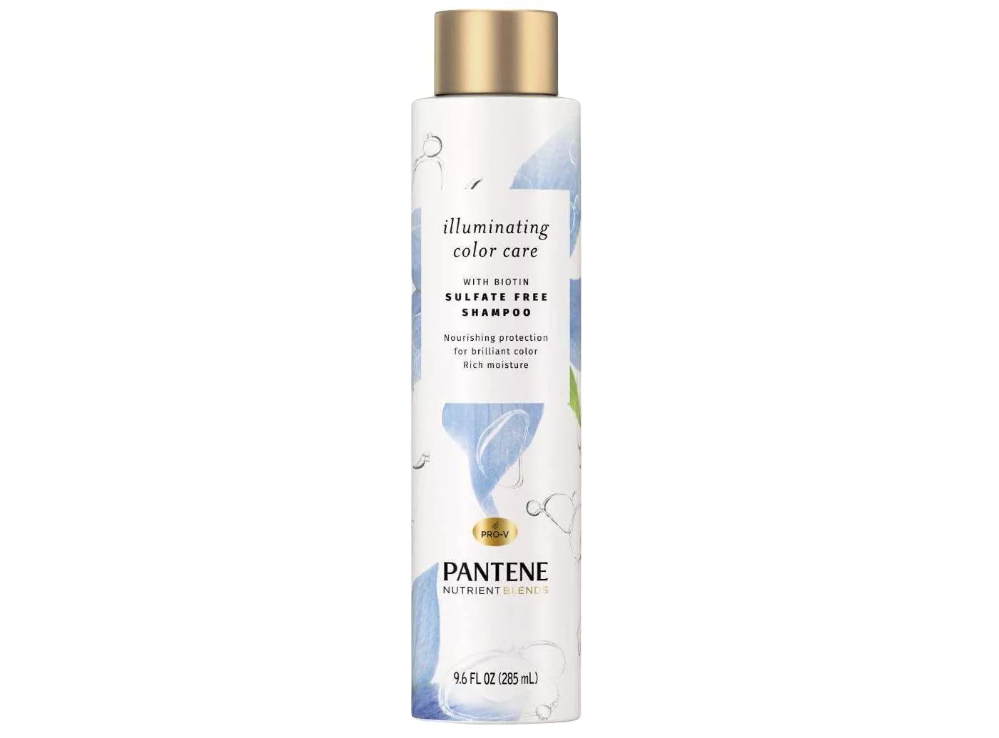 Pantene Shampoo, Illuminating Color Care, Sulfate-Free, Color Protection, 9.6 fl oz