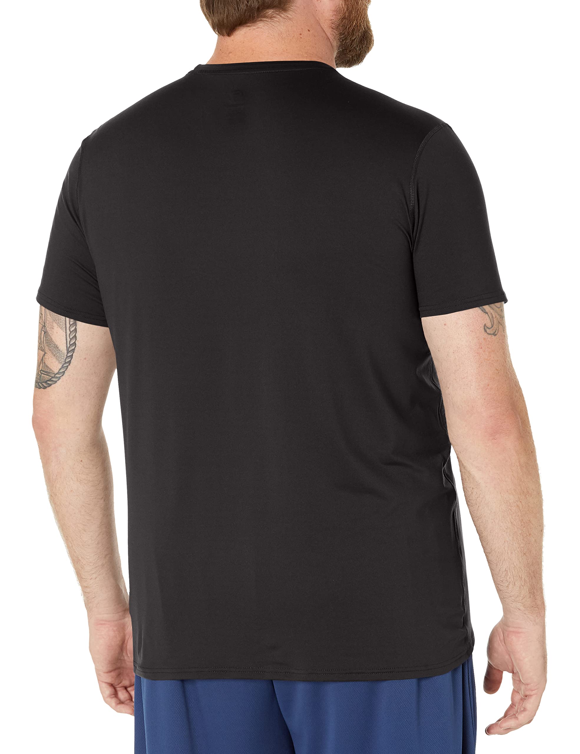 C9 Champion Men's Short Sleeve Tech Tee, Ebony, L