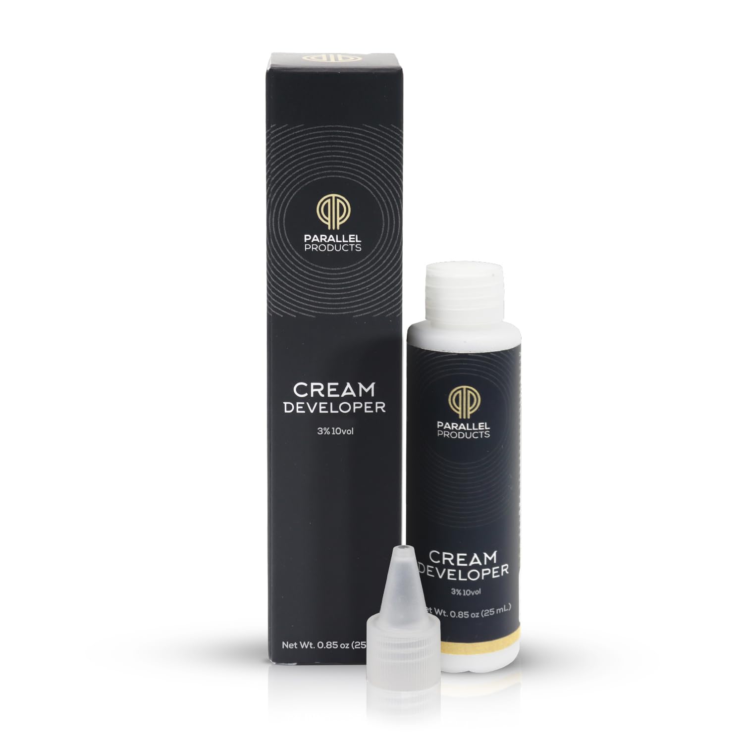 Parallel Products - 3% 10 Volume Tint Developer - 25mL - Oxidant for Coloring - Mix with Luxe Spot Color Cream Dye/Kit