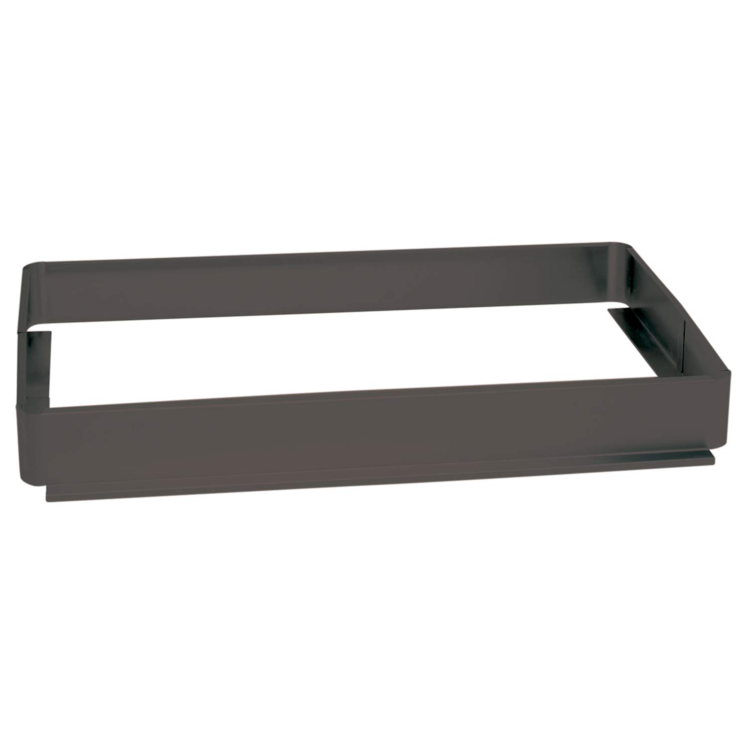 Cadco PS-TBS-HD Steam Pan Holder forWarming Shelves & Buffet Servers Chafers, 20-3/4" x 15", Stainless Steel, Charcoal