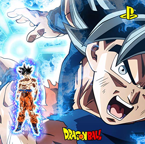 Skin Ps4 Old - DRAGONBALL GOKU ULTRA INSTINCT - limited edition DECAL COVER ADESIVA Playstation 4 Slim SONY BUNDLE