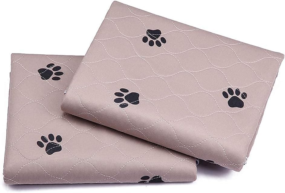 Generic Washable Dog Pee Pads,Puppy Pads,Reusable Pet Training Pads,Large Dog Pee Pad,Waterproof Pet Pads for Dog Bed Mat,Super Absorbing Whelping Pads,2 Pack 36X41, Gray
