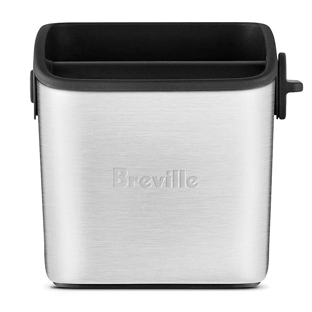 Breville Barista Touch BES880BSS Stainless Steel Espresso Machine w/Touchscreen Controls + Built-In Grinder + Knock Box Mini