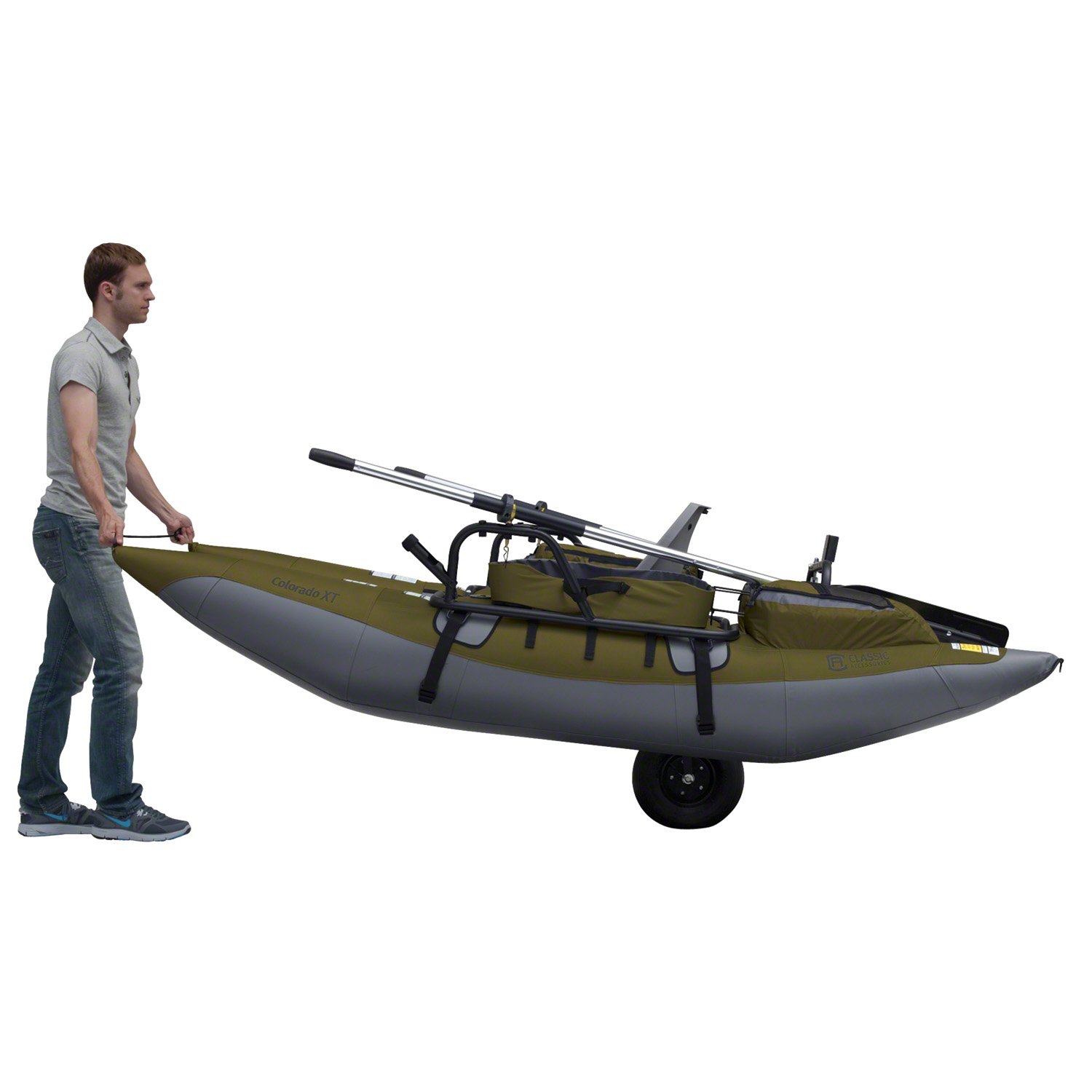 Classic Accessories Colorado XT Pontoon Boat, Sage/Grey