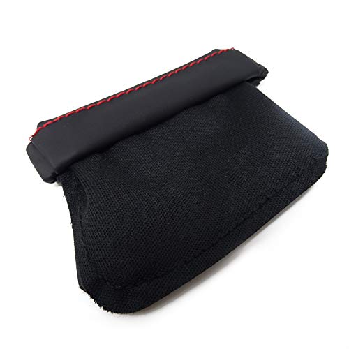 HONBAY 4PCS PU Leather Earphone Pouch Headphone Storage Bag with Snap Spring Closure for Carrying or Storing Headphones