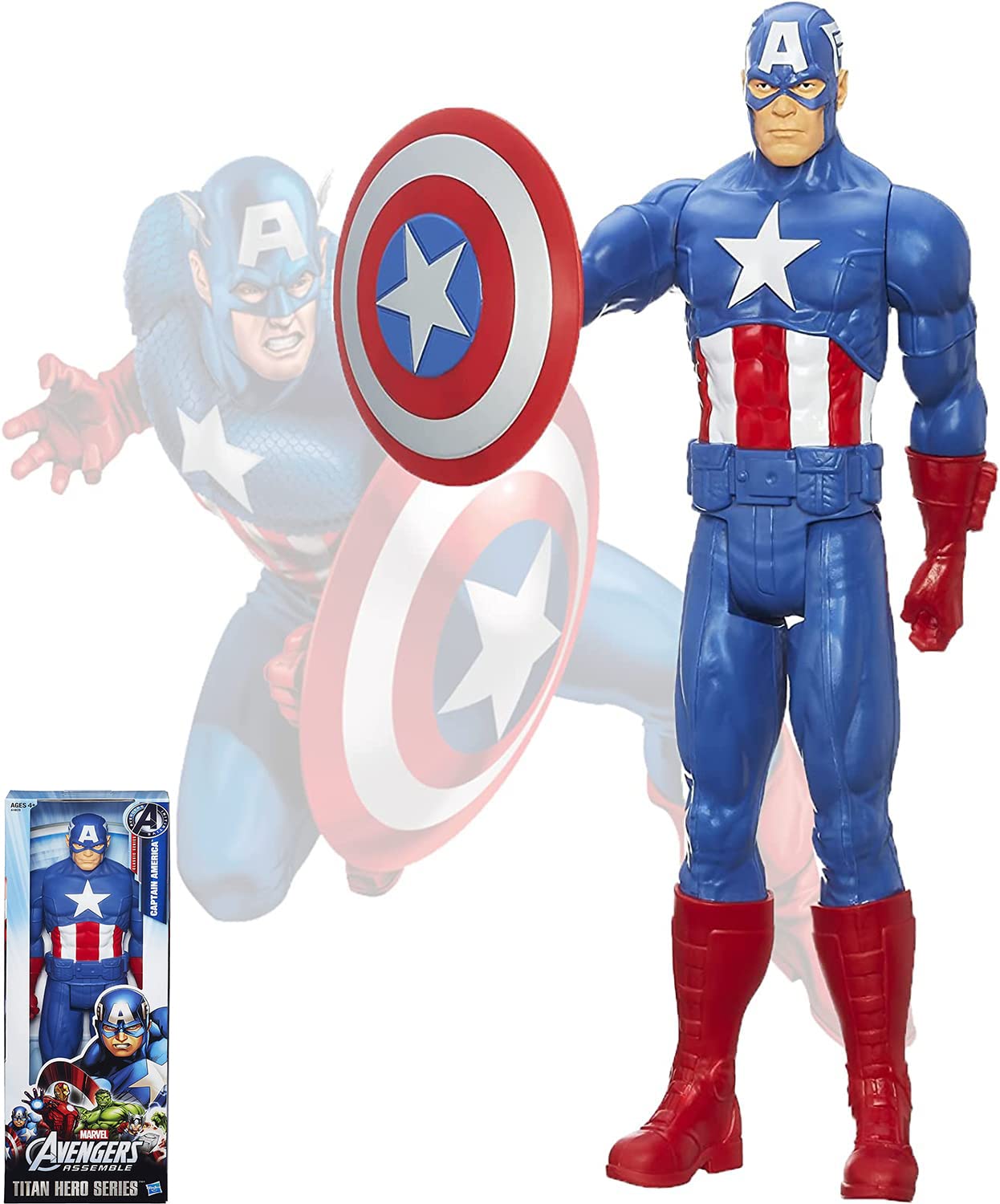 Titan Hero Series Captain America 12-inch Action Figure¡