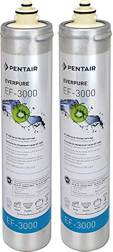Everpure EV985750 EF-3000 Replacement Cartridge for Full Flow Drinking System (Pack of 2)