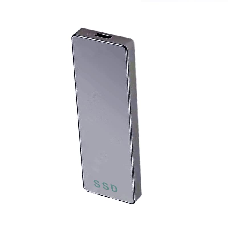 External Solid State Drive 2TB SSD high Speed 400 MB/S USB 3.1 Type-C External SSD Hard Drive Compatible with PC, Laptop, Desktop and Mac(05151YLQQQ05100)