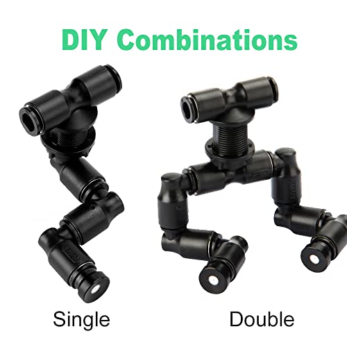 Reptile Automatic Humidifiers Spray System,vivarium Tank Misting System With Adjustable 360° Spray Nozzles And Timing Controller,amphibians Intelligent Humidifier For Rainforest Ecosystem