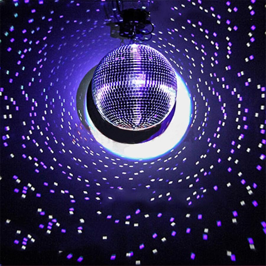 Tableclothsfactory 20" Groovy Glass Mirror Disco Ball Party Decoration for Wedding Event Birthday Party