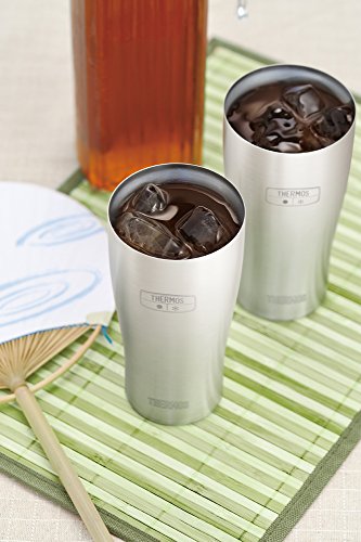 Thermos JDE-600 S Vacuum Insulated Tumbler, 20.3 fl oz (600 ml), Stainless Steel