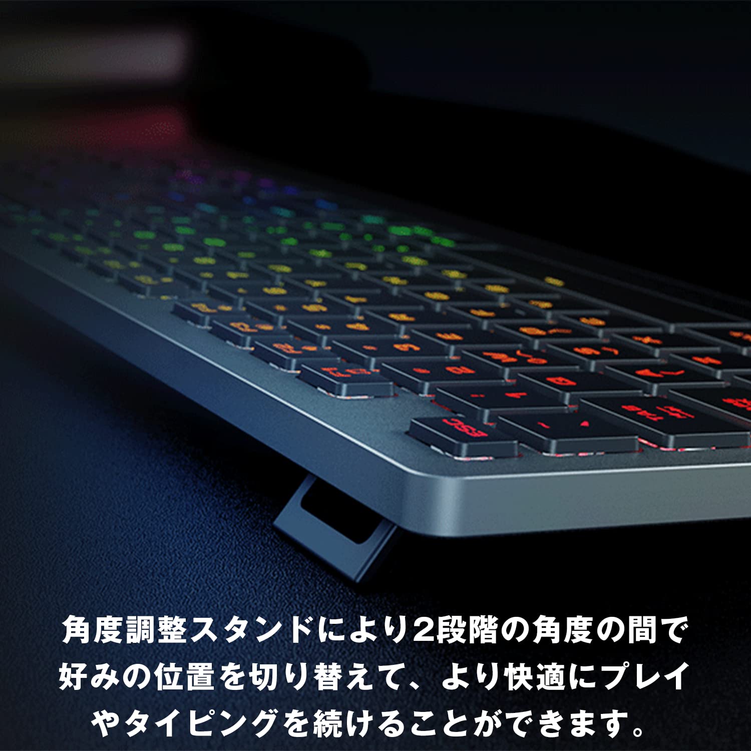 COUGAR CGR-WRXMI-VAB VANTAR AX Gaming Keyboard, Black, Wired, Scissor Switch, Aluminum Frame, 2 Adjustable Angle, Anti-Ghost, RGB, Japanese Layout, Black