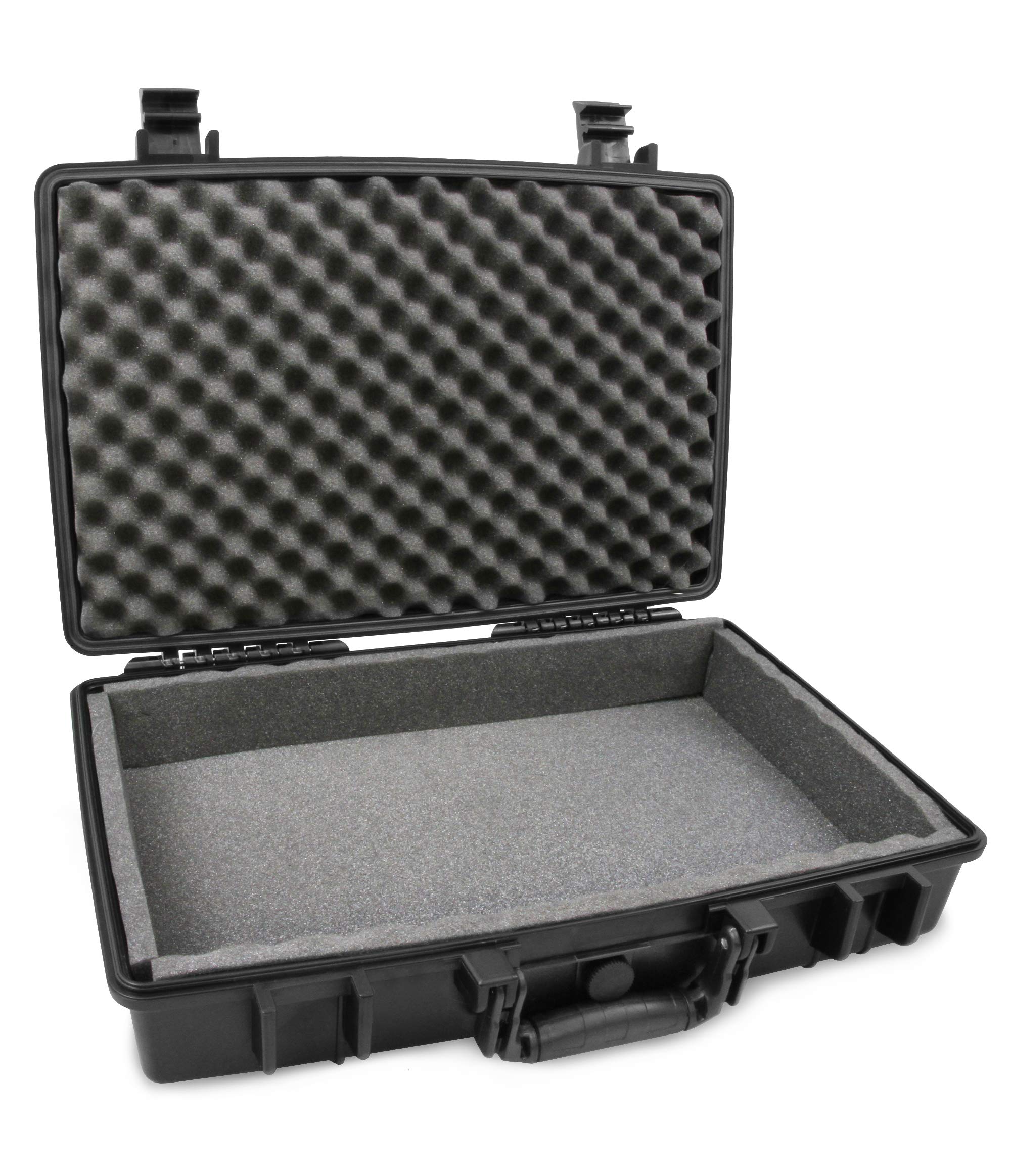 Casematix Waterproof Mixer Carry Case Compatible with Rode Rodecaster Pro Podcast Production Studio and Adapter - Hard Carry Case With Padded Foam