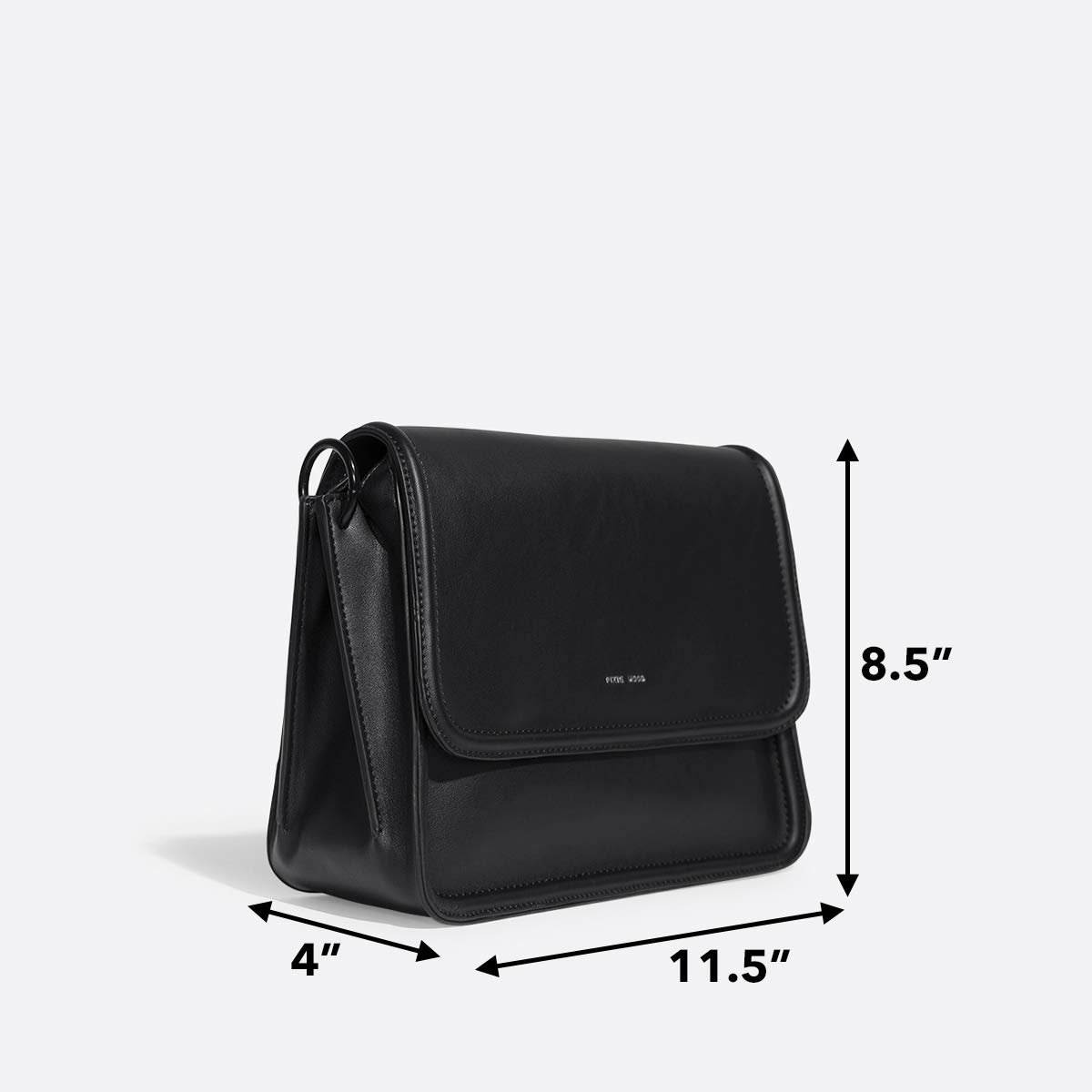 Pixie Mood Victoria 11.5 x 8.5 Vegan Leather Crossbody Bag, Apricot