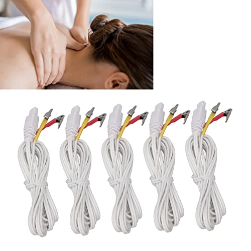Crocodile Clip Connective Cord, Crocodile Clip Cord Improve Circulation for Slimming Massager