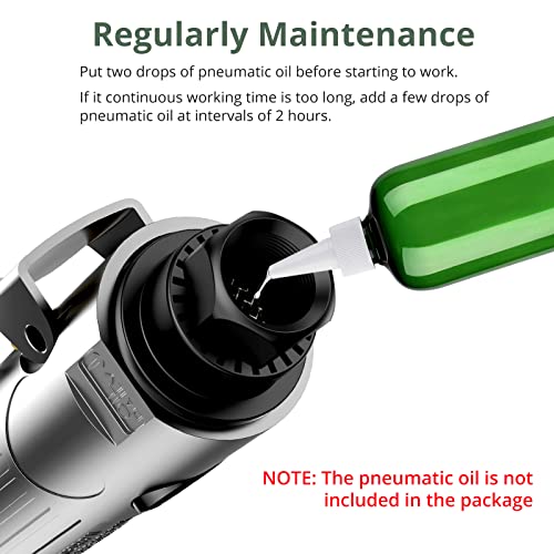 EYPINS Air Right Angle Die Grinder 1/4" 90 Degree Heavy Duty 20,000 RPM Compressed Sander Polisher Tool for Contour Grinding, Polishing, Milling
