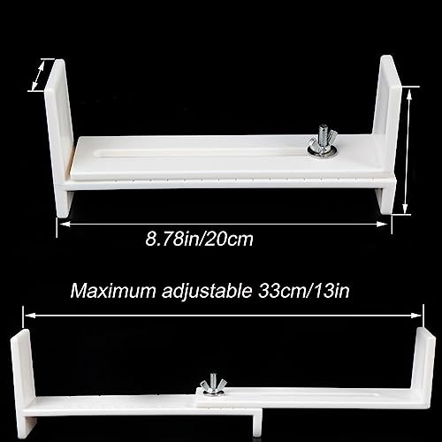 FECCY Jig Bracelet Maker, Bracelet Jig with Clips, U Shape Wristband Maker Acrylic, Hand Knitting Control Simple Operation for Bracelet Making DIY Bracelet Tool (Acrylic)