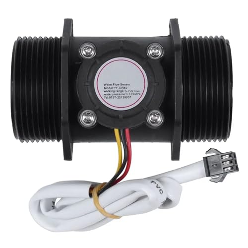Flow Meter Dn40 1.5 Inch Flowmeter Water Flow Sensor Flow Meter Flow Rate Control 5-150L/Min High Stability and Convenient Operation