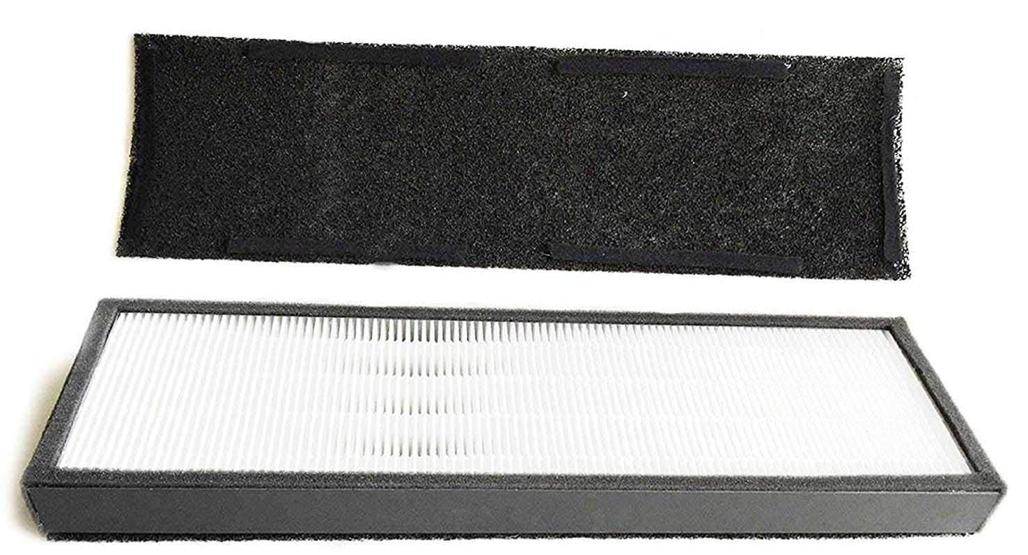 Nispira FLT5000 True HEPA Filter Replacement Compatible with GermGuardian Air Purifier AC5000, AC5000e, AC5250pt, AC5350b, AC5350bca, AC5350w, AC5300b, and Lowe’s Idylis IAP GG 125, 1 Pack