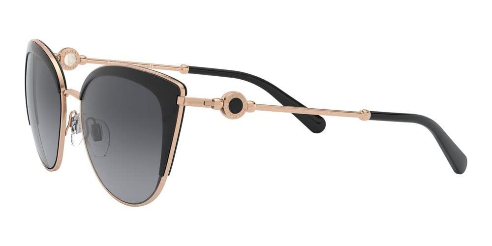 Bvlgari BV6133 2014T3 Pink Gold/Black BV6133 Cats Eyes Sunglasses Polarised L