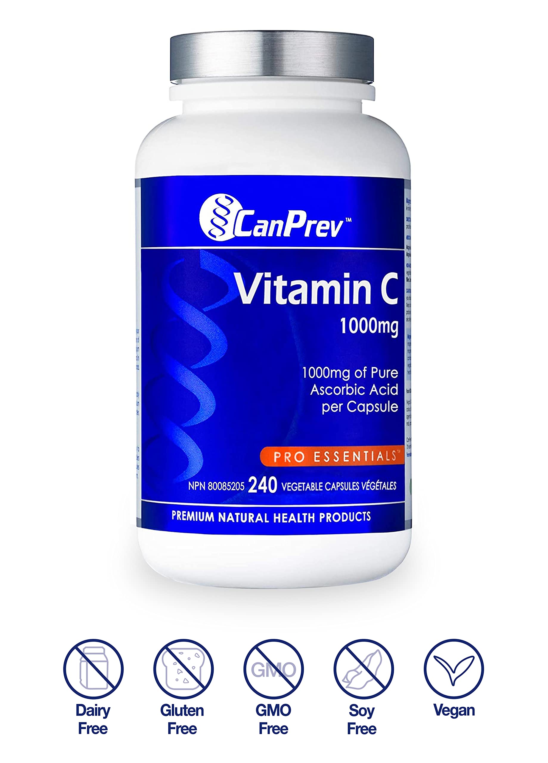 CanPrev Vitamin C, 240 vegicaps