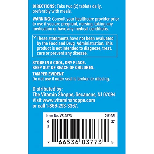 Calcium, Magnesium, & Zinc with Vitamin D - Supports Healthy Bones & Teeth (100 Tablets)
