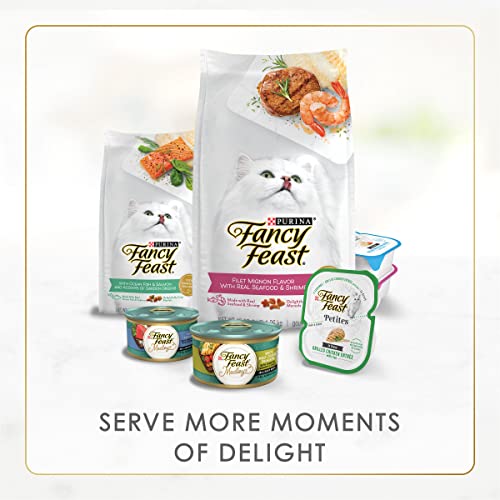 Purina Fancy Feast Grilled Wet Cat Food Seafood Collection in Wet Cat Food Variety Pack - (24) 3 oz. Cans