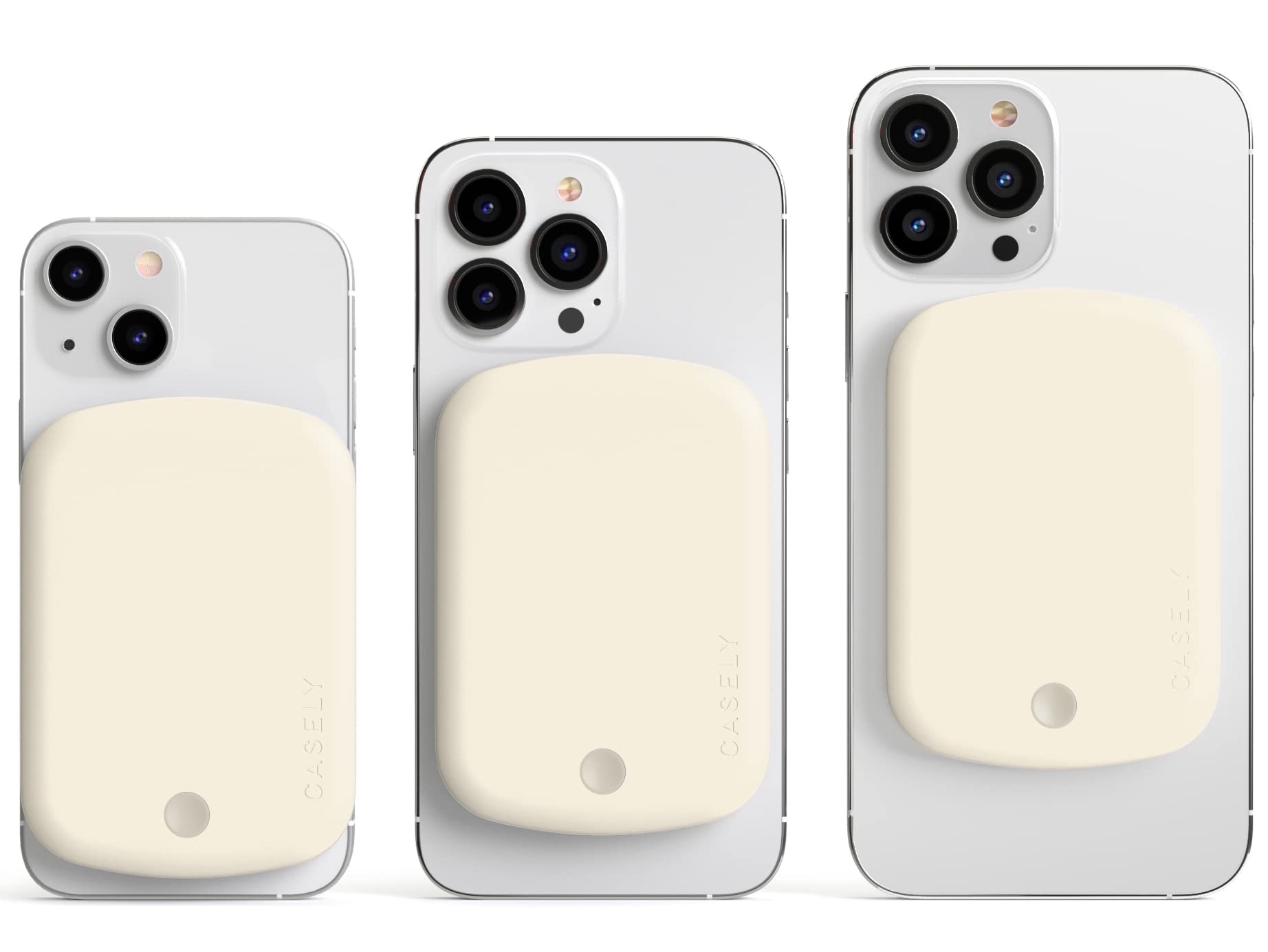 Casely Power Pod | MagSafe Compatible Battery Pack | Off-White Nude Power Pod (5,000 mAh)