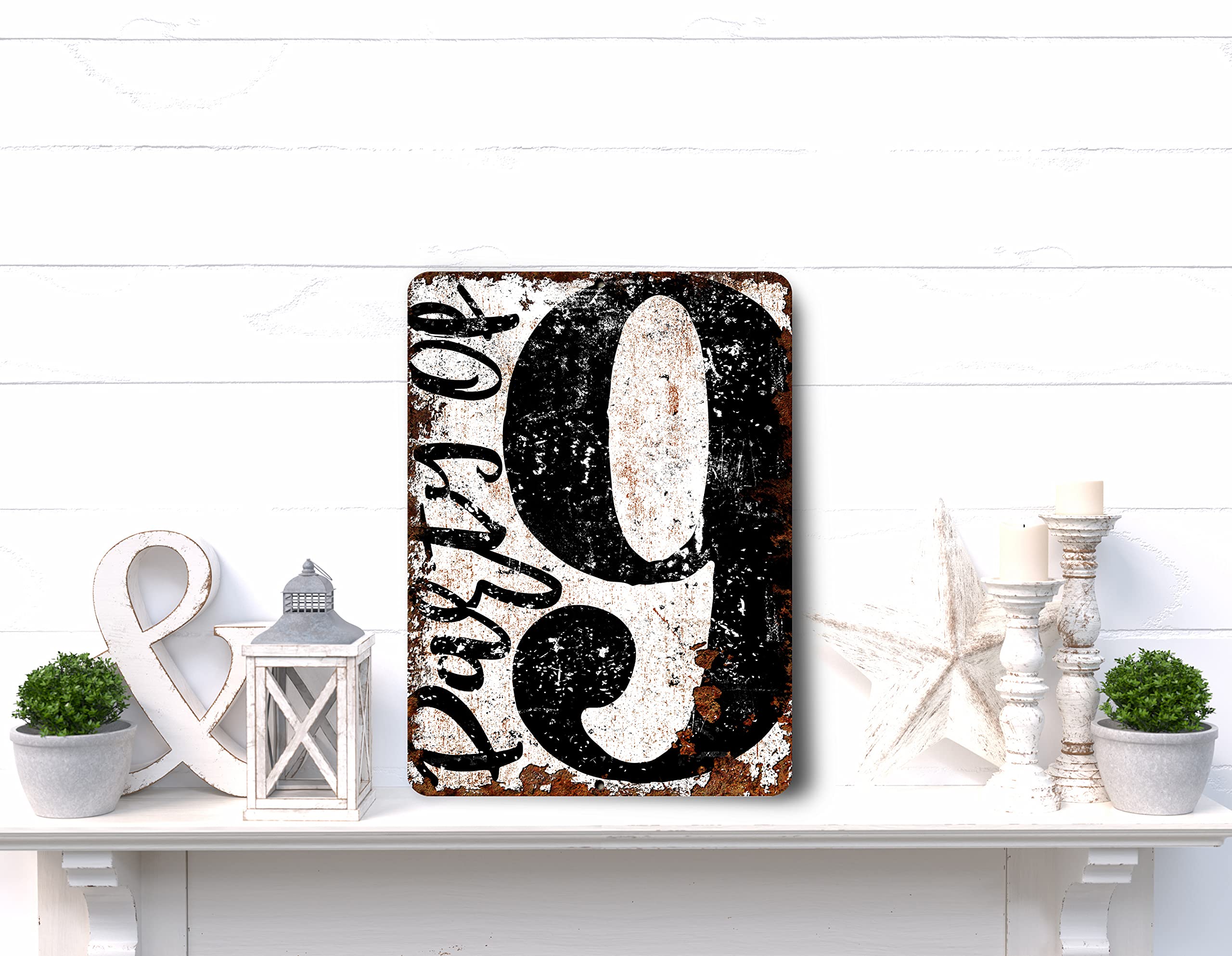 Custom Made Party Of Your Family Size Metal Decor Sign For Kitchen Or Dining Room