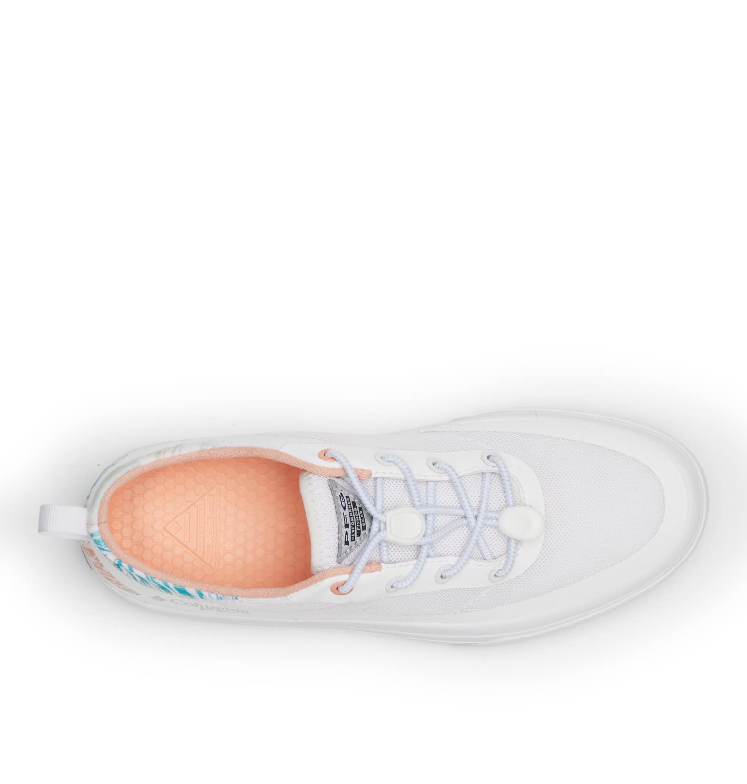 Columbia Women's Bonehead PFG, White/Light Coral, 9