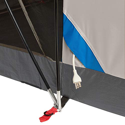 Coleman Cabin Camping Tent with Screened Porch, 4/6 Person Weatherproof Tent with Enclosed Screened Porch Option, Includes Rainfly, Carry Bag, Extra Storage, and 10 Minute Setup