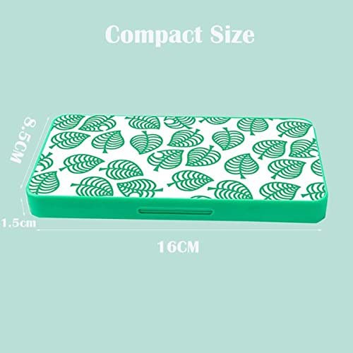DeHasion 24 Slots Switch Game Card Case for Nintendo Switch/Switch OLED Game Card/ Portable Switch Game Card Holder Storage with 24 Game Card Slots (Green-L)