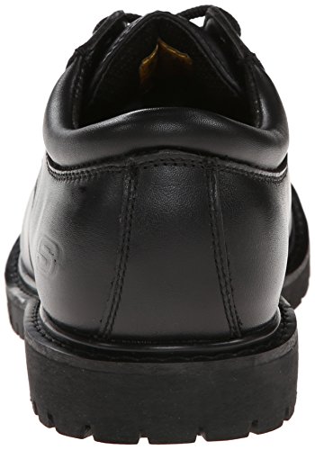 Skechers Men's Cottonwood Elks Work Shoe, Black, 12 3E US