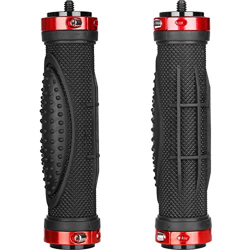 Camera Handle Grip Mount, ChromLives 1/4'' Camera Stabilizer, DSLR Top Handheld Grip with 1/4'' Male Screw for Digital Video Camera Camcorder Action Camera LED Video Light Smartphone 2Pack