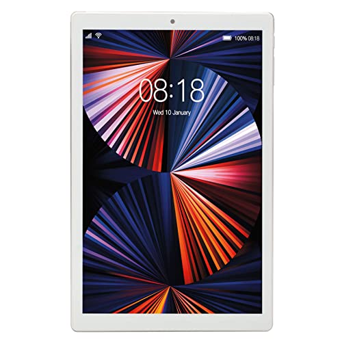 Cryfokt 10.1 inch Tablet, 2.4G 5G WiFi 3G Phone Call with Dual Sim Card, Octa Core, 4GRAM 64GROM 128G Expansion Tablet Computer, IPS Screen, BT, GPS, 6000mAh Battery, Touch Screen (#2)