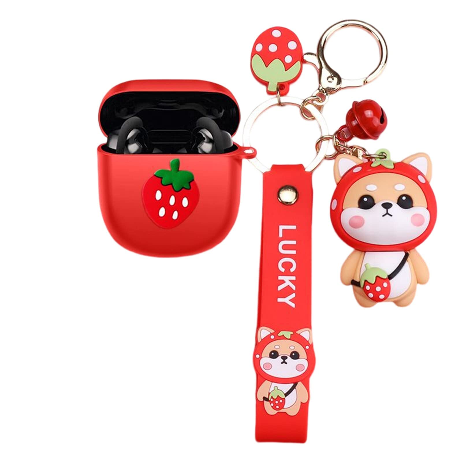 CASEVERSE Case for Bose QuietComfort Earbuds II/Bose QuietComfort Ultra, Soft Kawaii Silicone Cartoon Astronaut Protective Headphones Covers for Kids with Keychain