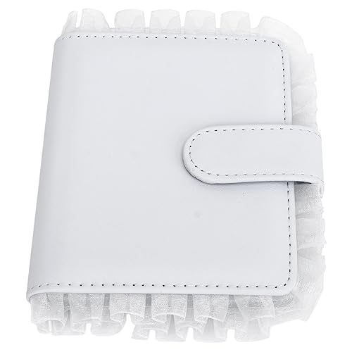 Camera Picture Holder, Universal Mini Film Photo Album with Cute Lace for Display (White)