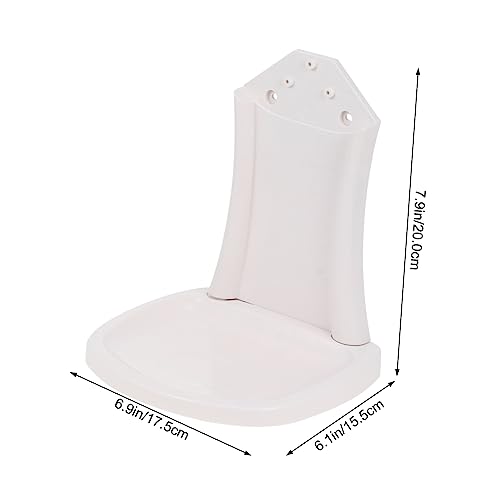 Cabilock 1pc Water Tray Foam Dispenser Tray Drip Tray for Soap Dispenser Soap Dispenser Drip Catcher Wall Soap Water Dispenser Stand Desktop Tray Container Wall-Mounted Plastic White