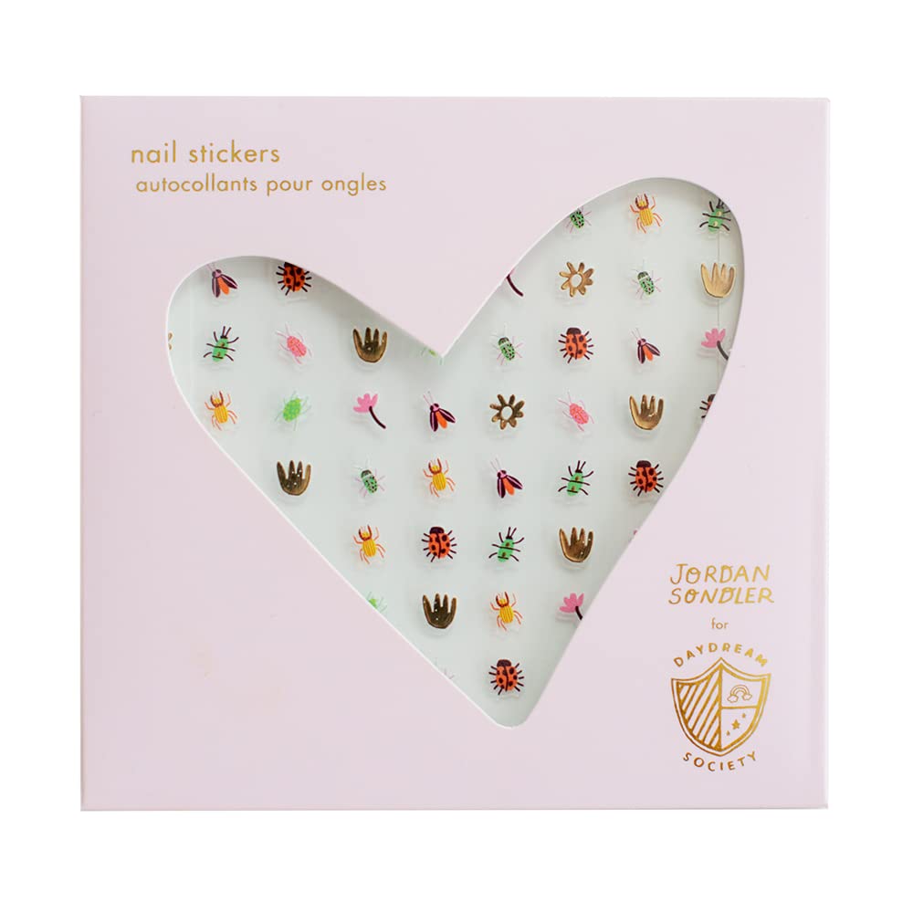 Daydream Society Backyard Bugs Nail Stickers, Pack of 100 Stickers