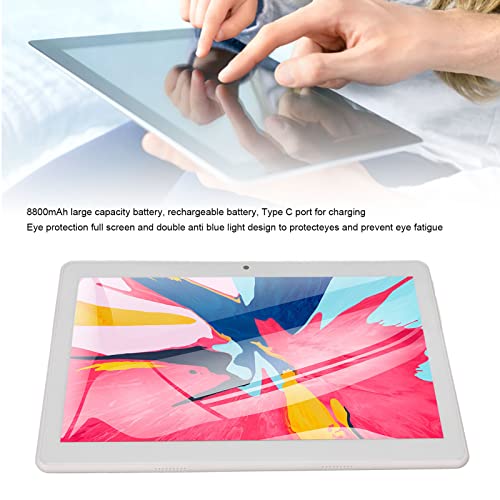 Cryfokt Tablet 10.1 inch 10.0 Tablet, 6GB RAM 128GB ROM, Ten Core CPU Processor, 1960x1080 IPS HD Display, 2.4G 5G WiFi and 5.0 Connection, 8800mAh Battery