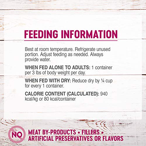 Wellness Petite Entrees Mini Fillets Natural Wet Small Breed Dog Food, Roasted Chicken, Beef, Carrots & Green Beans, 3-Ounce Cup (Pack of 24)
