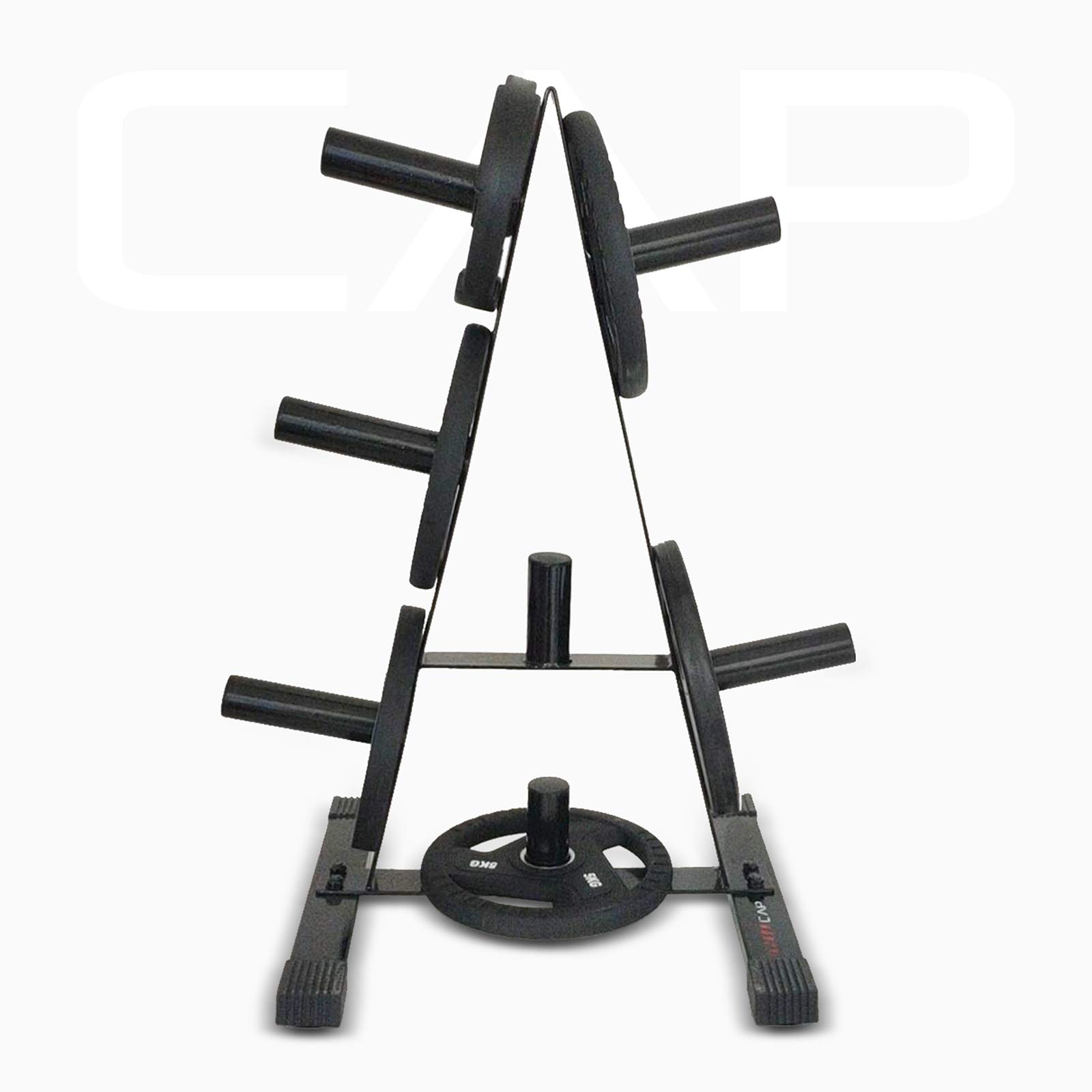 CAP Barbell Olympic 2-Inch Plate Stand, Black (RK-2AJ)