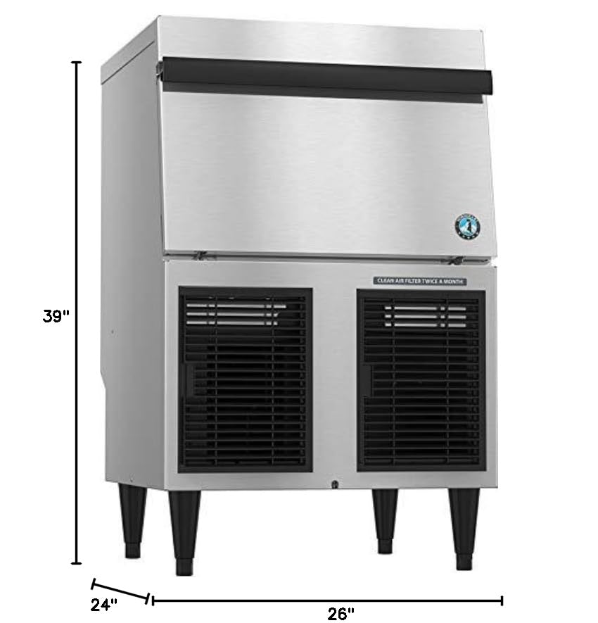 Hoshizaki F-330BAJ-C, 288 Lbs Ice/24Hr Cublet Flaker Ice Machine