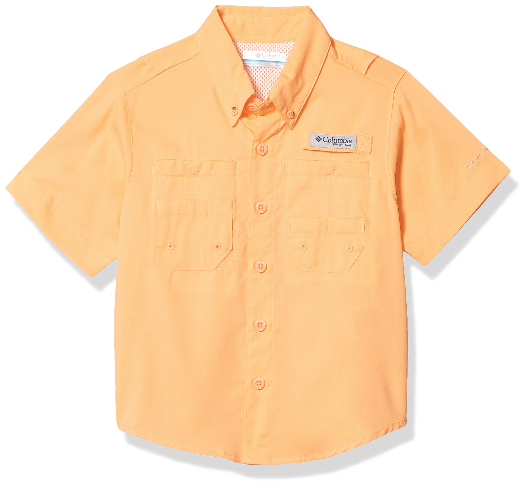 Columbia Youth Boys Pfg Tamiami Short Sleeve Shirt, Upf Protection, Moisture-Wicking