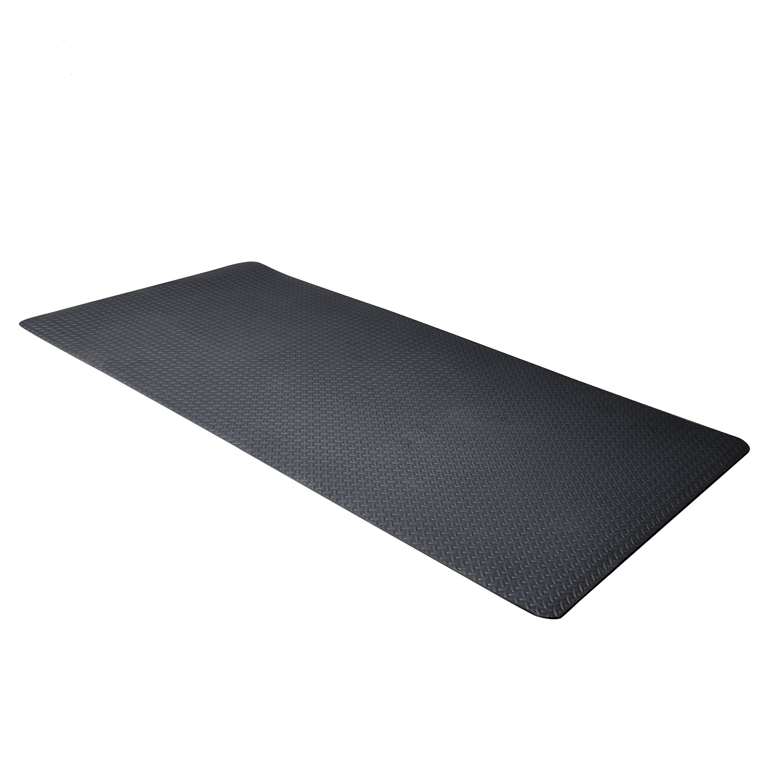 CAP Barbell Roll Up EVA Foam Exercise Mat, Black