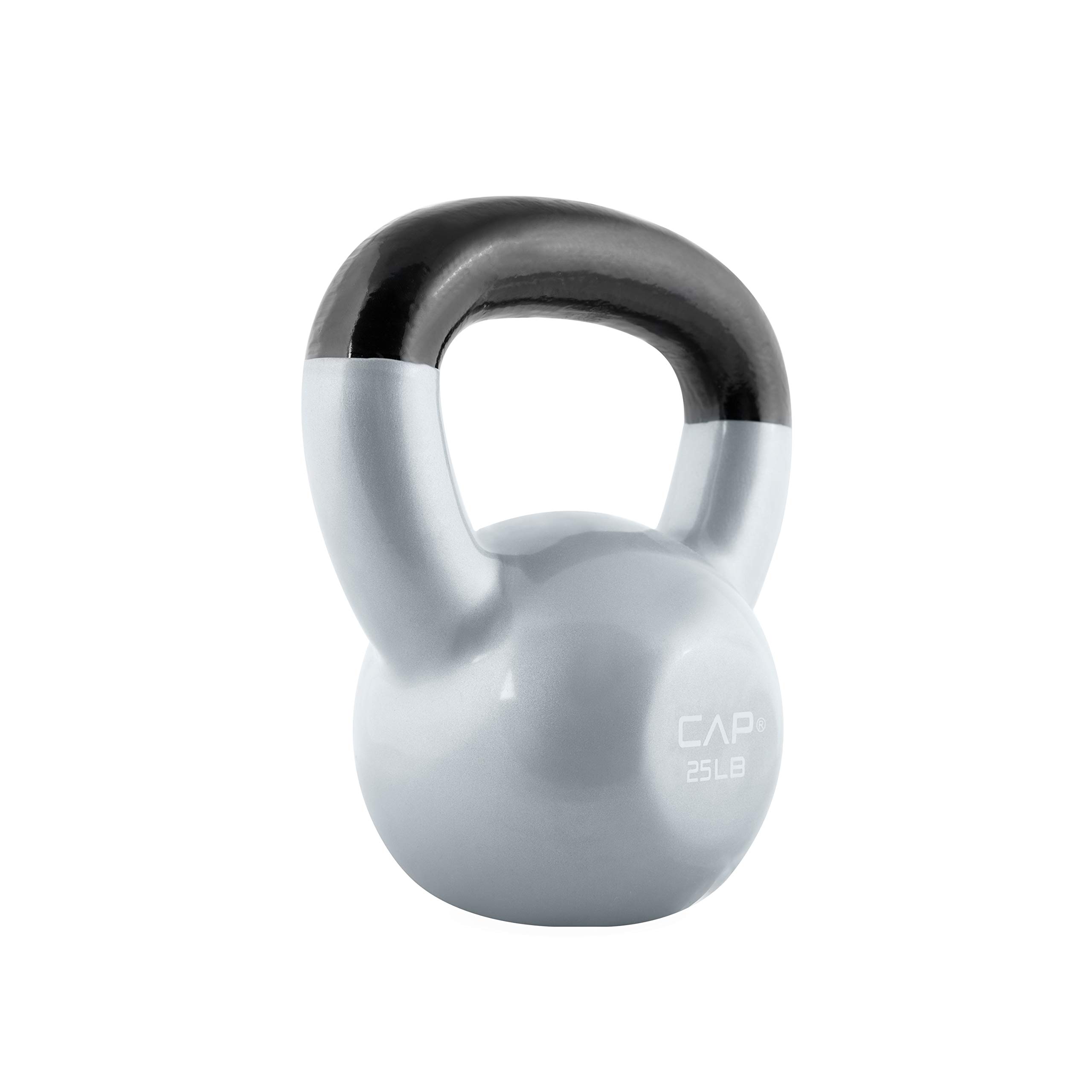 CAP Barbell Vinyl Coated Kettlebell, 25 lb