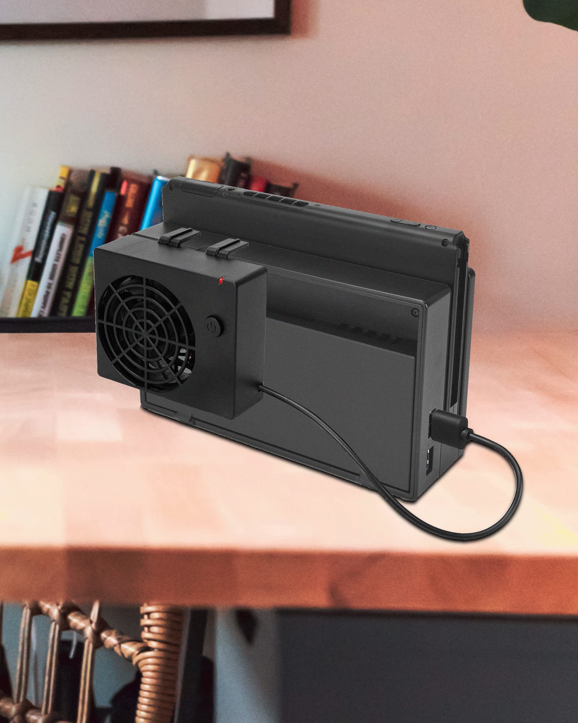 Skywin- Console Cooling Fan with 4500 RPM Speed, USB Fan for Cooling, USB Cooler for Dock, Compatible with Charging Dock, Dual-Fan Support for Extended Gaming Sessions