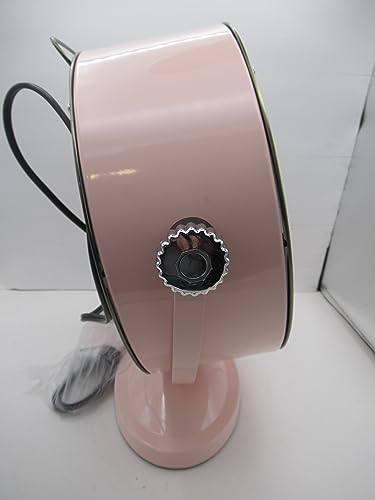 Retro Pedestal Desk Fan with Pivot Head 2 Speed 12 INCH