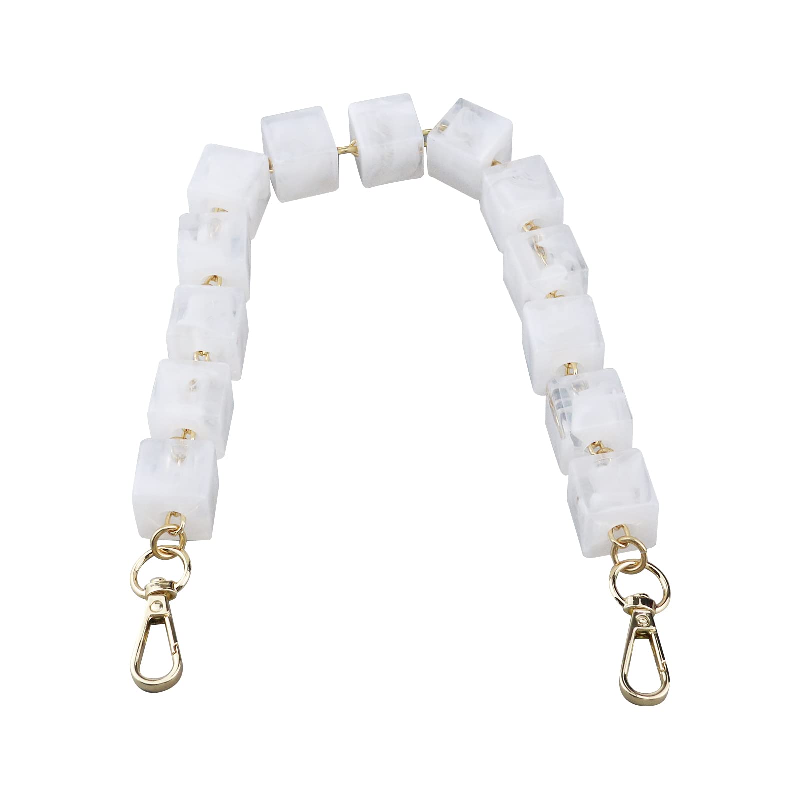 Crapyt Acrylic Handbag Chain 17.32" Resin Handbag Chain is Suitable for Handbags/Shoulder Bags/Wallets Handbag Decoration Chain